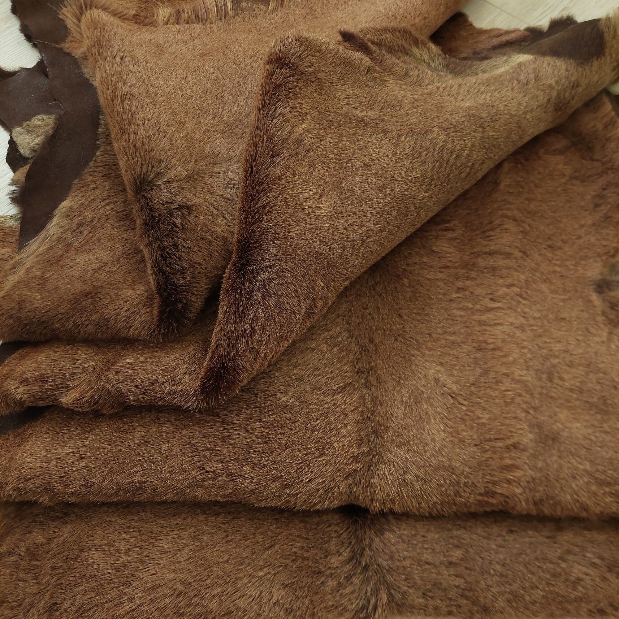 Genuine Rassado Short Fur Sheepskin, Natural Garment Shearling Hides ...