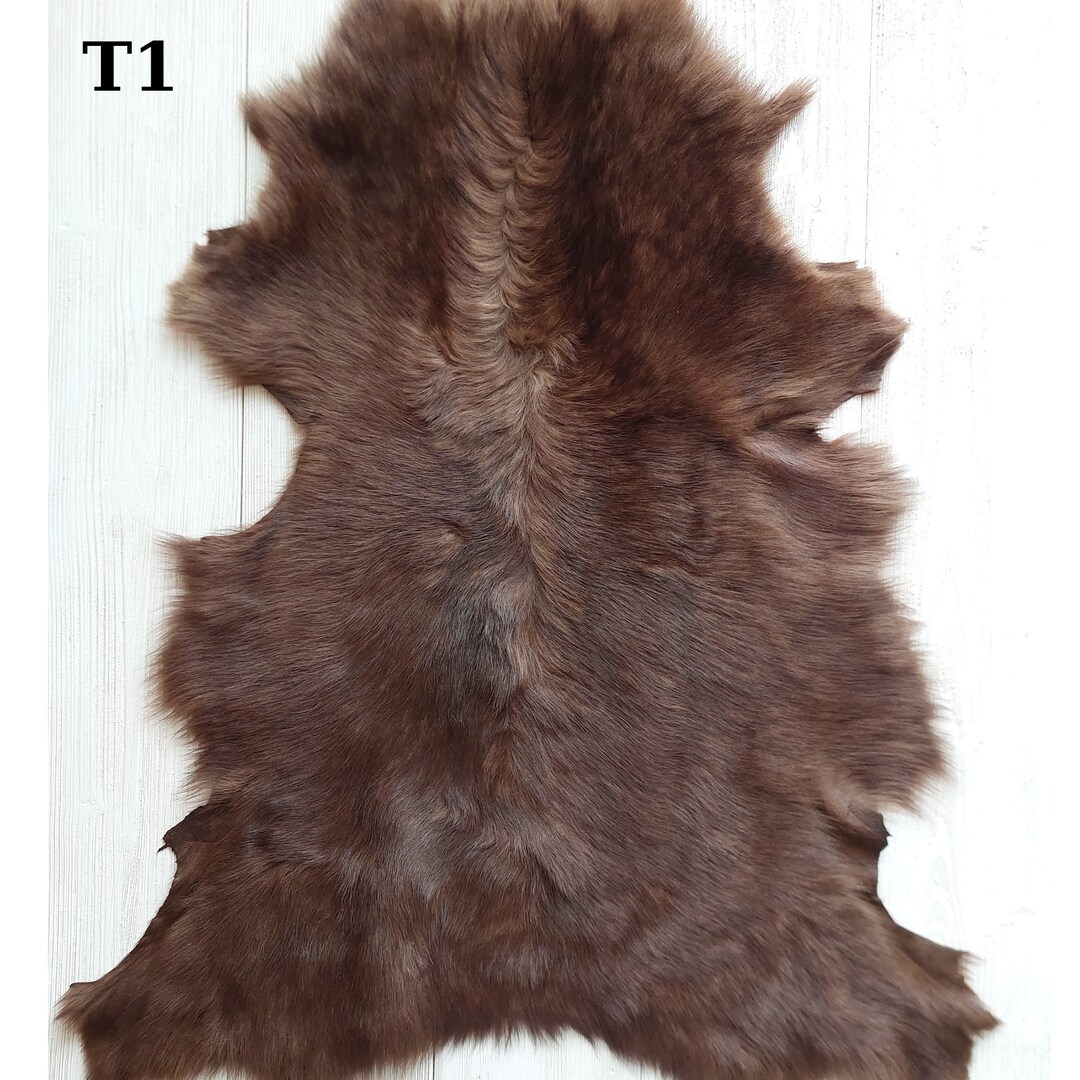 Luxury Sheepskin Wild Animal Toscana Shearling , Genuine Premium ...