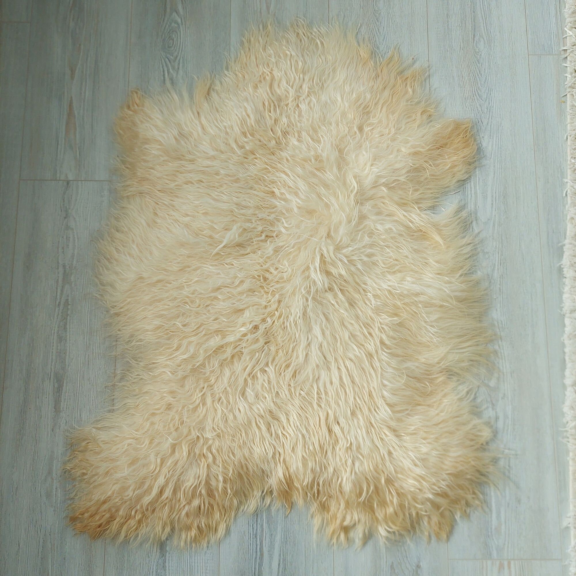 Vegetable Tanned Angora Goat Hide, Luxury Natural Organic Angora ...