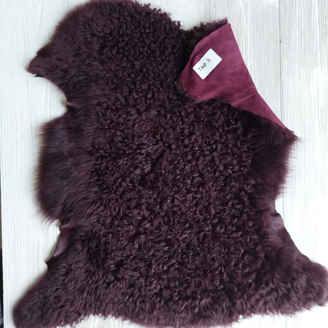 Genuine Curly Sheepskin Tigrado Wool Rug, Sheep Decor Fur, Clothing and ...