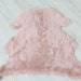 Genuine Pink Curly Sheepskin Tigrado Throw Rug, Super Soft Silky ...