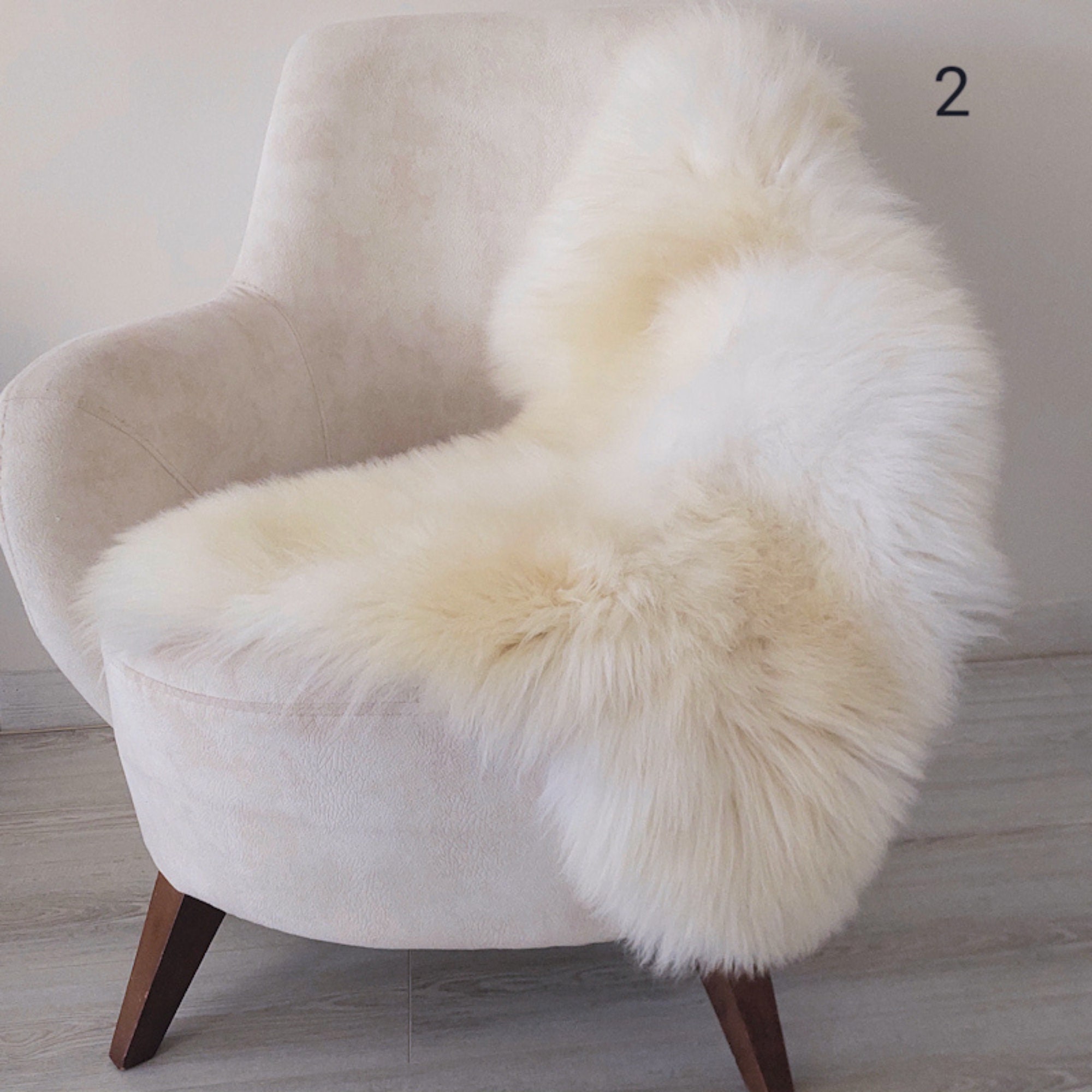 Luxurious Genuine Scandinavian Style Sheepskin Rug, Giant Natural ...
