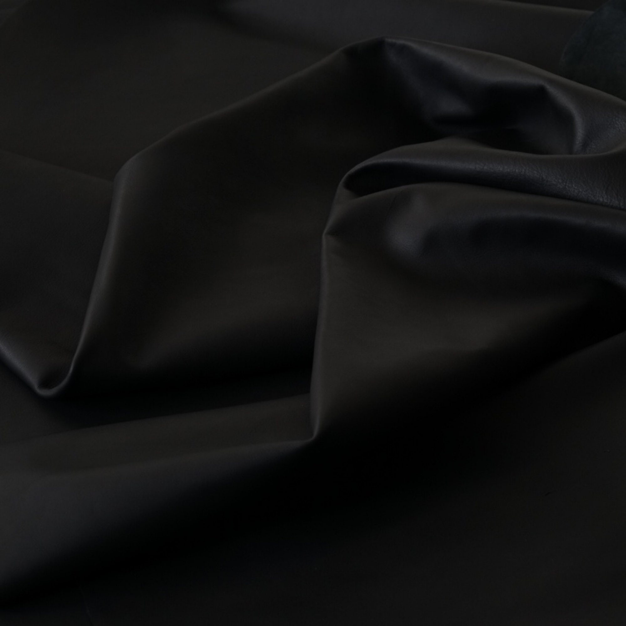 Black Nappa Cow Leather: Full Grain Soft Hide for Crafts & Upholstery ...