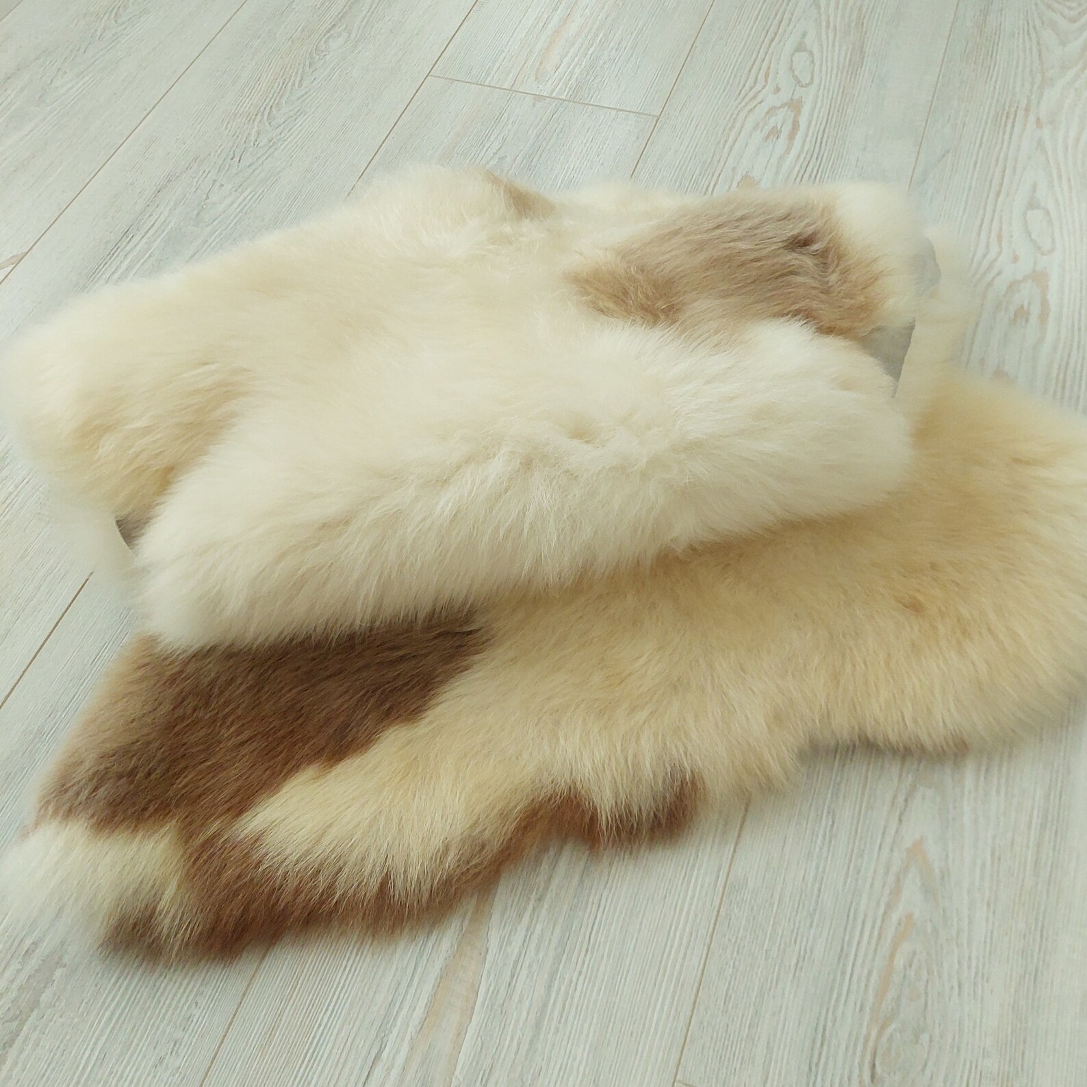 Luxury Home Decore Sheepskin Rug Throw Hide, Very Rare Natural Colors ...