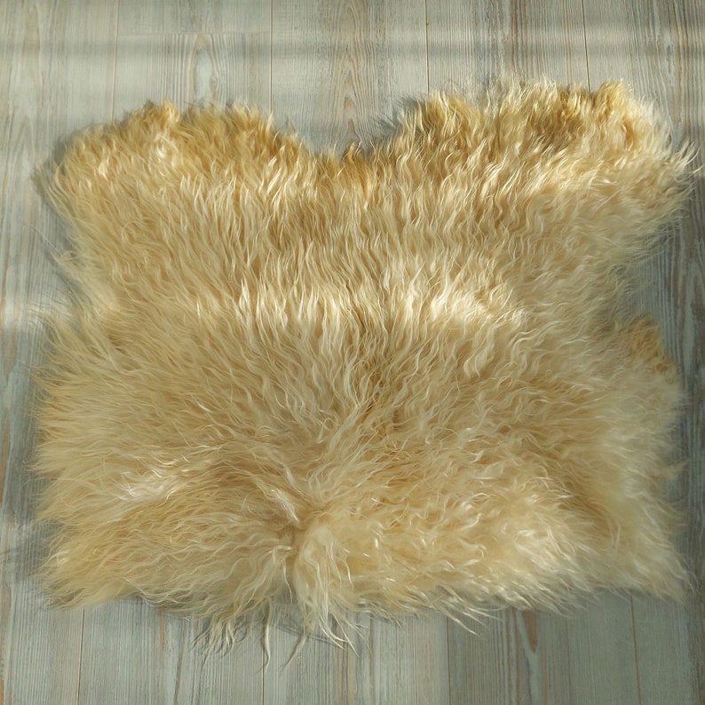 Vegetable Tanned Angora Goat Hide, Luxury Natural Organic Angora ...