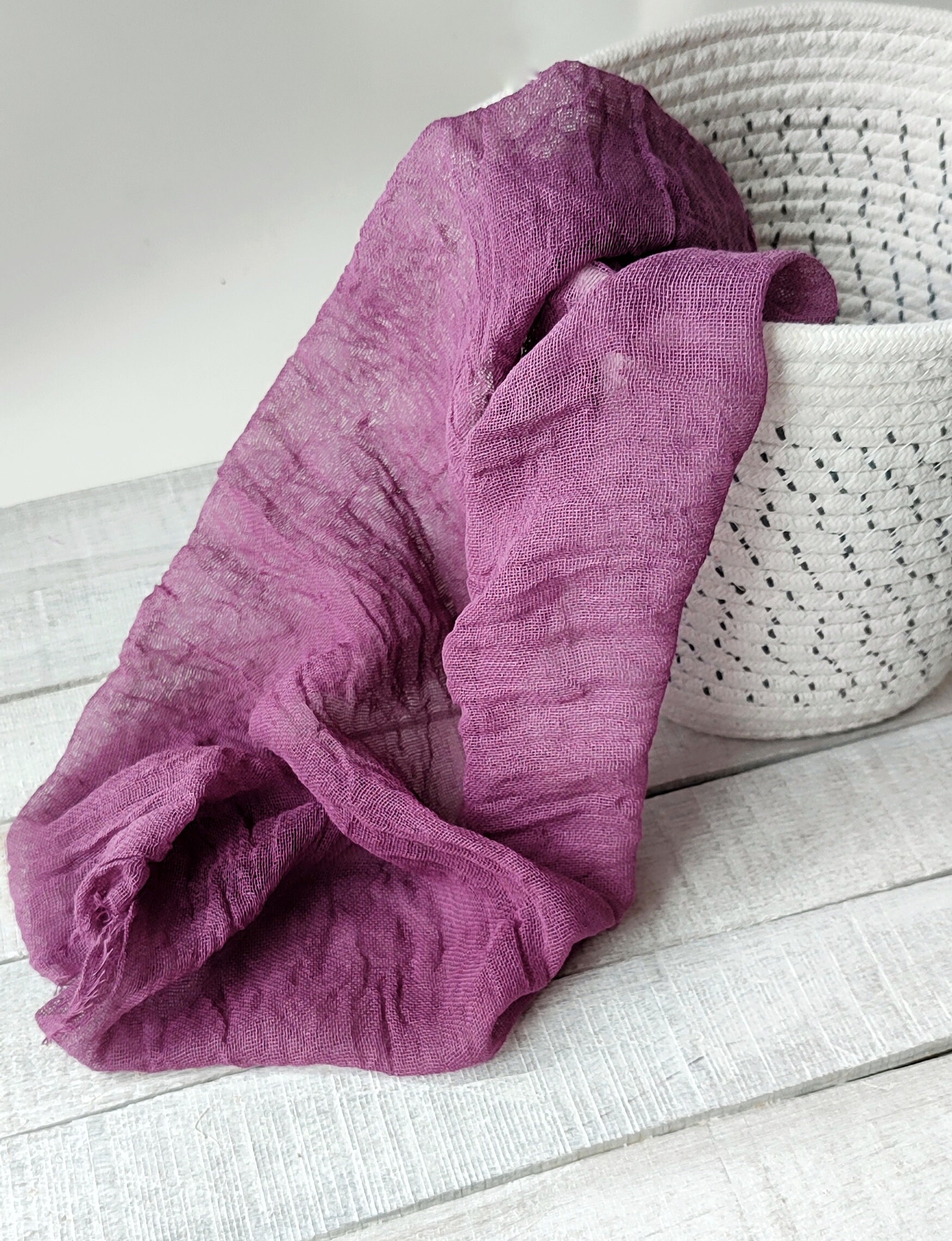 Purple Table Runner, Rustic Wedding Decor, Eggplant Cotton Gauze, Boho ...