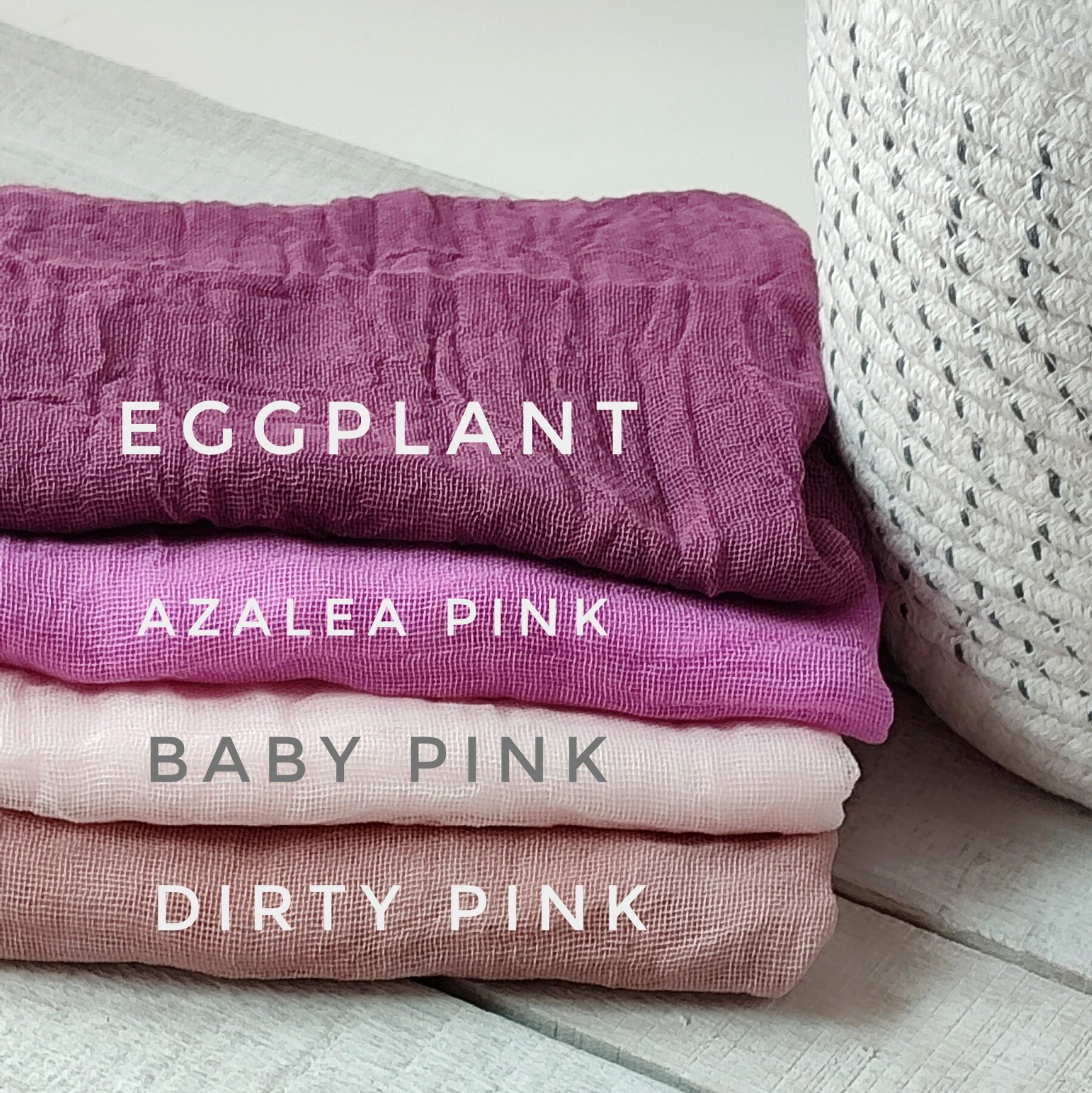 Purple Table Runner, Rustic Wedding Decor, Eggplant Cotton Gauze, Boho ...