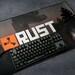 Rust Desk Mat, Rust Dish Art, 80x40cm / 31.5in X 15.5in, Mouse Pad ...
