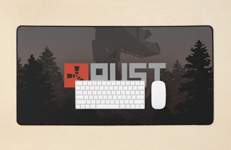 Rust Desk Mat, Rust Dish Art, 80x40cm / 31.5in X 15.5in, Mouse Pad ...