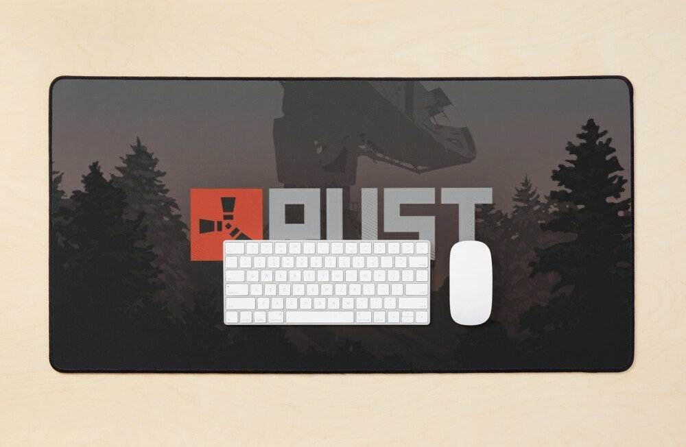 Rust Desk Mat, Rust Dish Art, 80x40cm / 31.5in X 15.5in, Mouse Pad ...