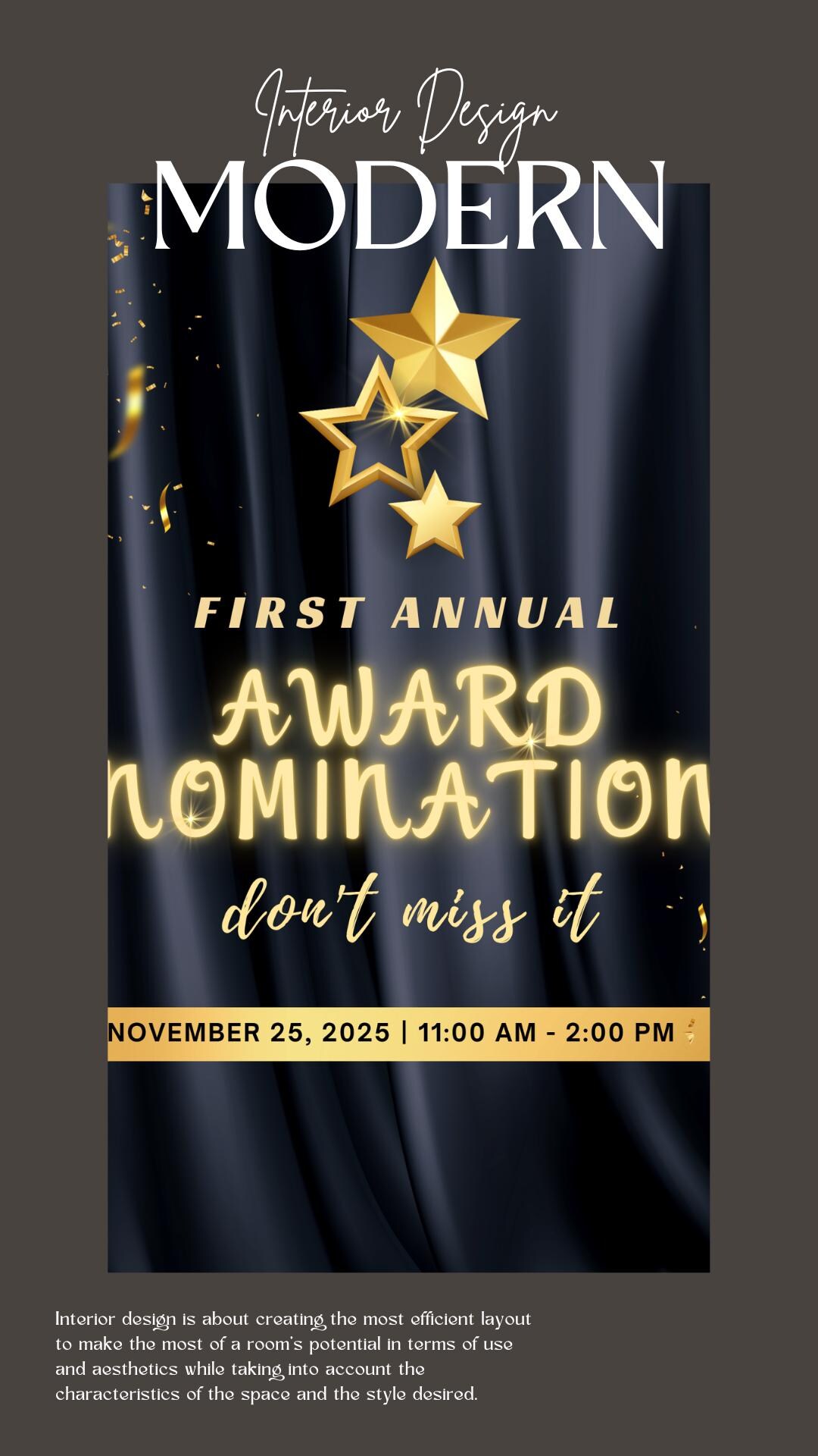 Black Gold Festive Award Poster, Premium Quality Art Print for ...