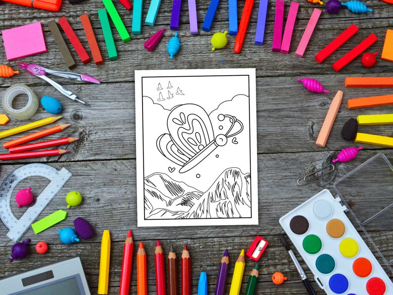Butterfly Coloring Pages Activity Book Coloring Pages for Kids Children ...