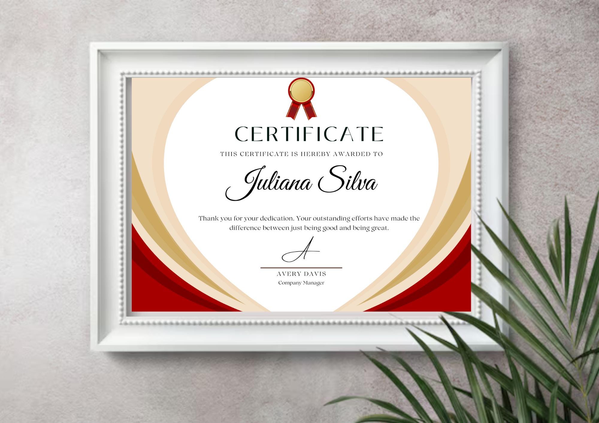 White Black Modern Appreciation Certificate, Stylish Recognition Award ...