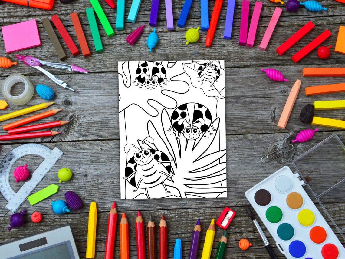 Bug Coloring Activity Book|| Coloring Pages for Kids || Children's ...
