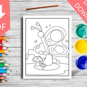 Butterfly Coloring Pages Activity Book Coloring Pages for Kids Children ...