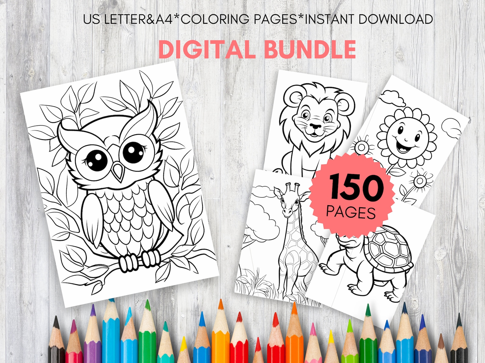 Coloring Pages for Kids || Children's Activity Sheets || DIY Coloring ...