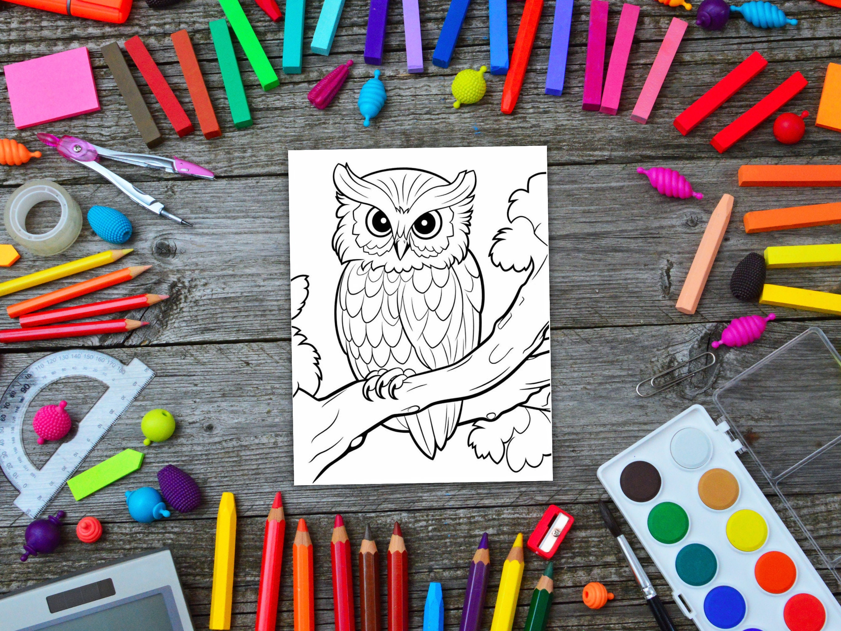 Coloring Pages for Kids || Children's Activity Sheets || DIY Coloring ...