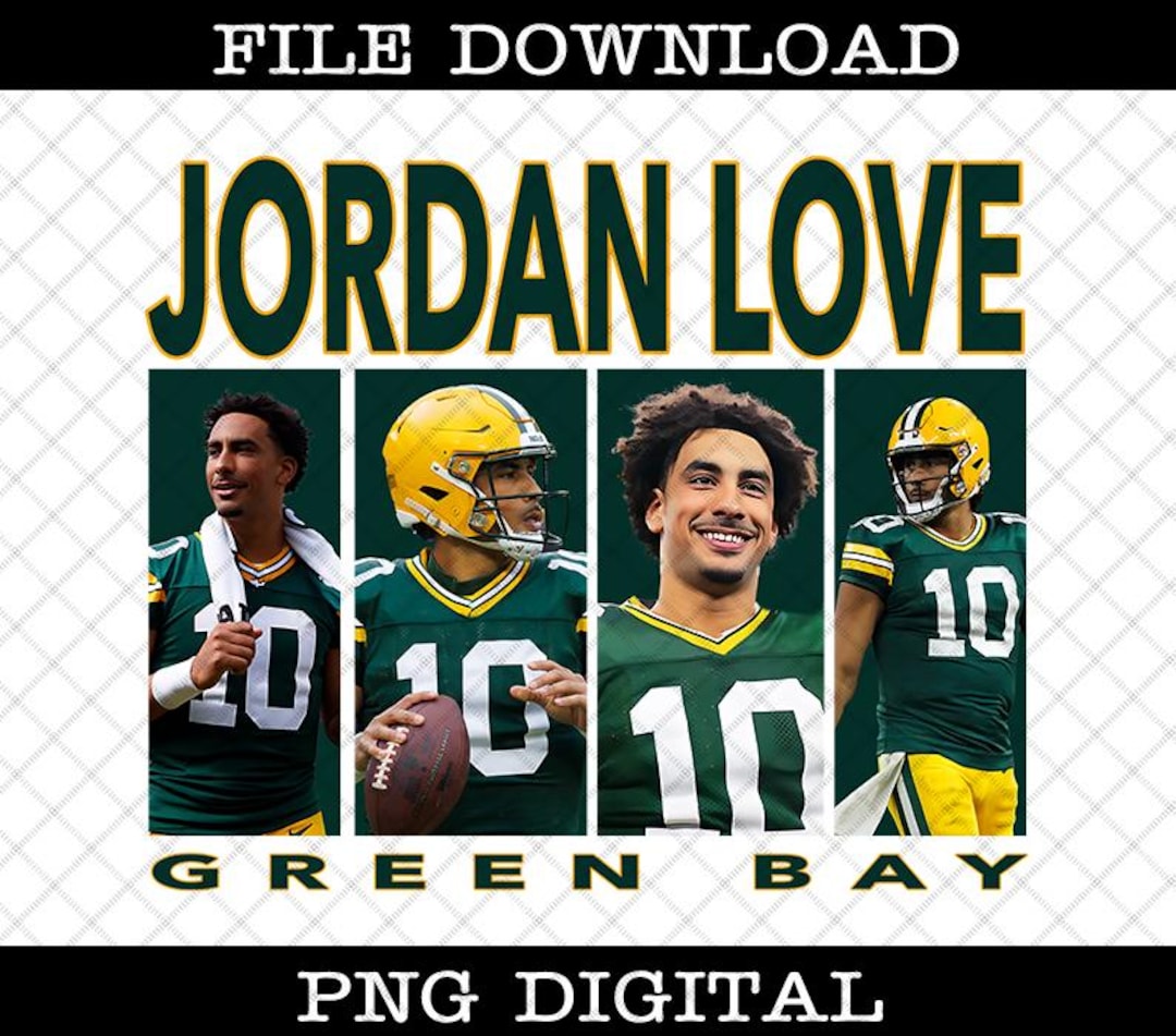 Jordan Love PNG, Jordan Love Digital Download, Jordan Love Football PNG ...