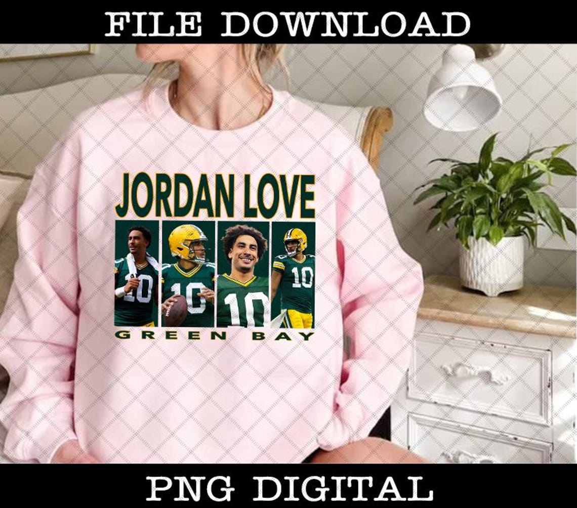 Jordan Love PNG, Jordan Love Digital Download, Jordan Love Football PNG ...