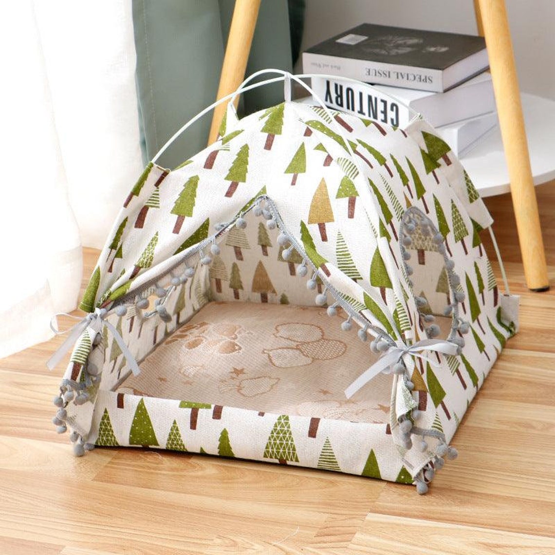 Cat Tent Cat Cat House Enclosed Pet Bed - Etsy