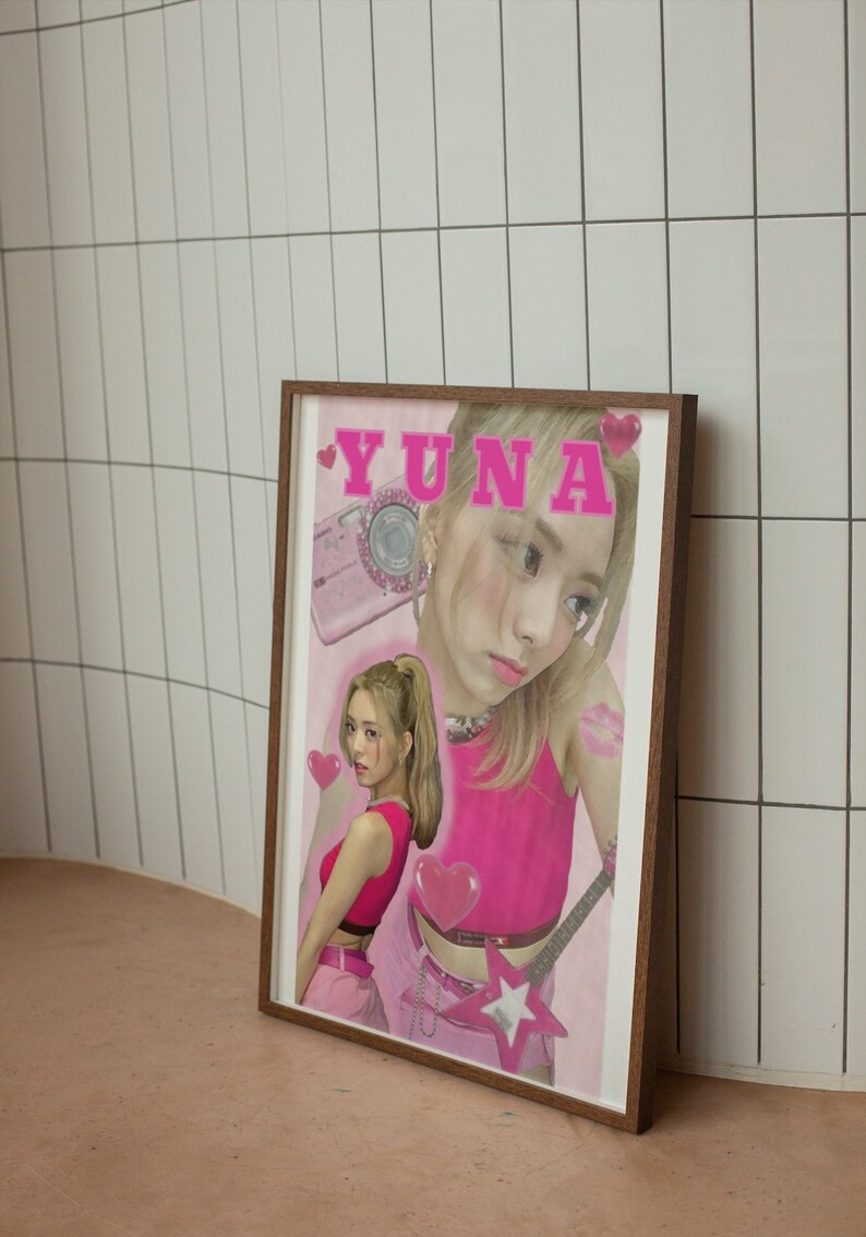 ITZY YUNA/ Pink - Digital Poster Print - Etsy