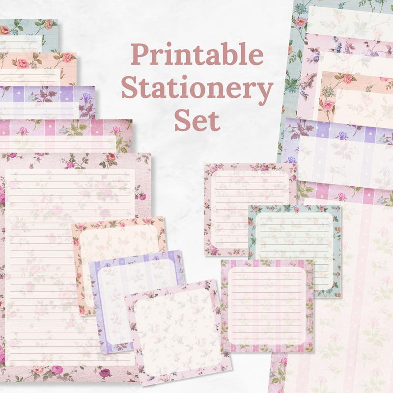 Aesthetic Stationery Sets - Etsy