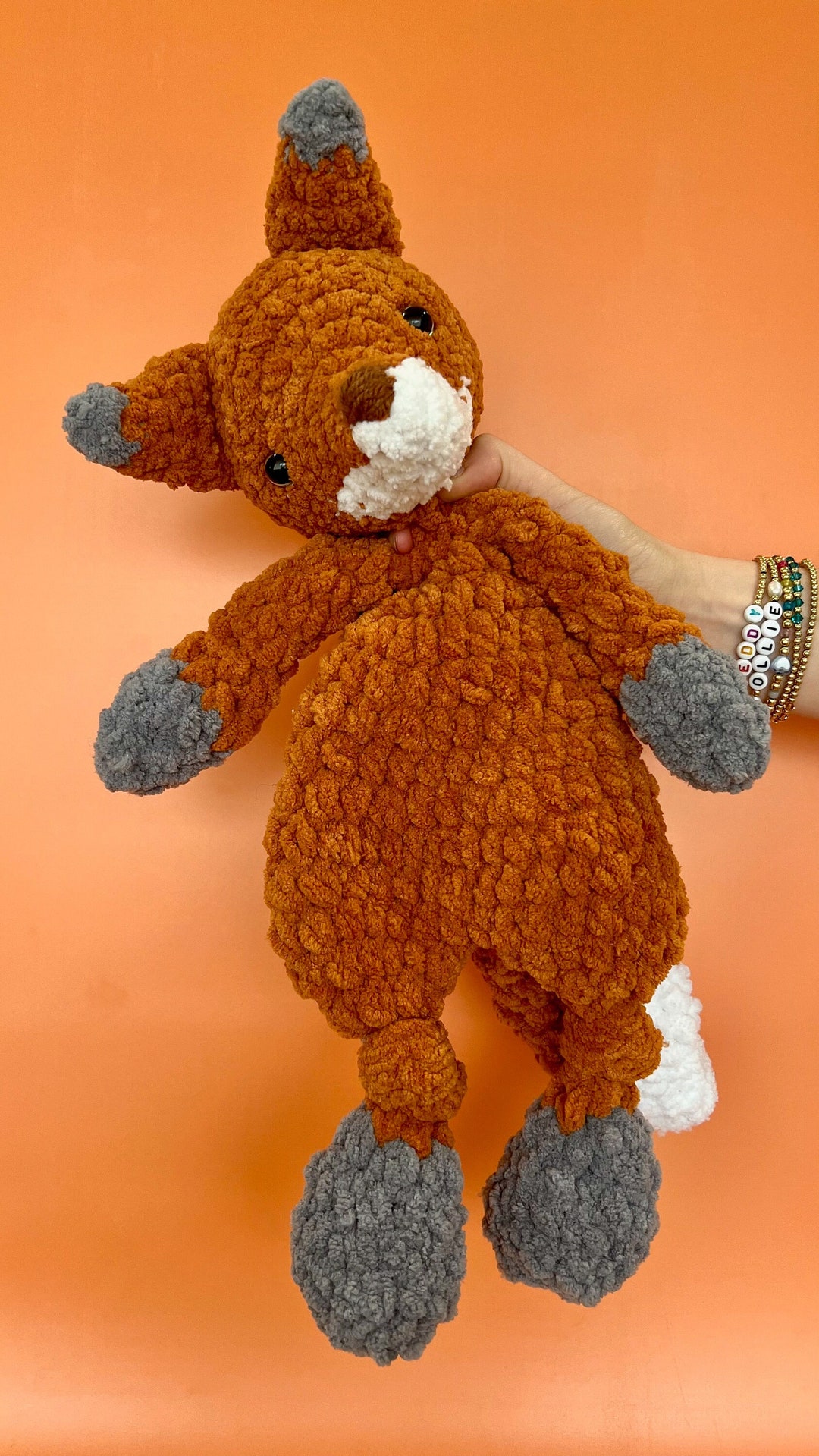 Ollie's Fox / Crochet Lovey / Crochet Comforter - Etsy