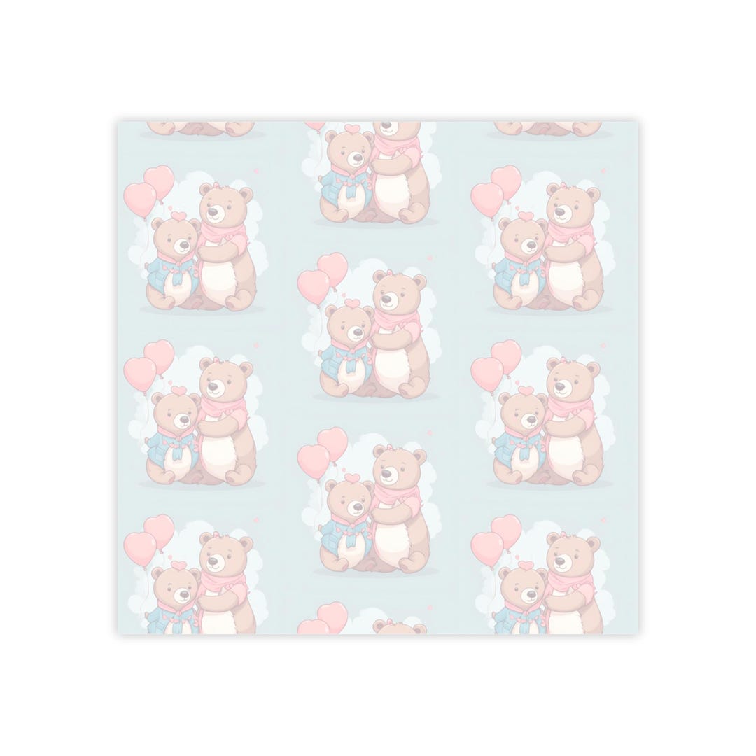 Cute Bear Design Post-it Notes - Aesthetic Office Supplies - Kawaii ...