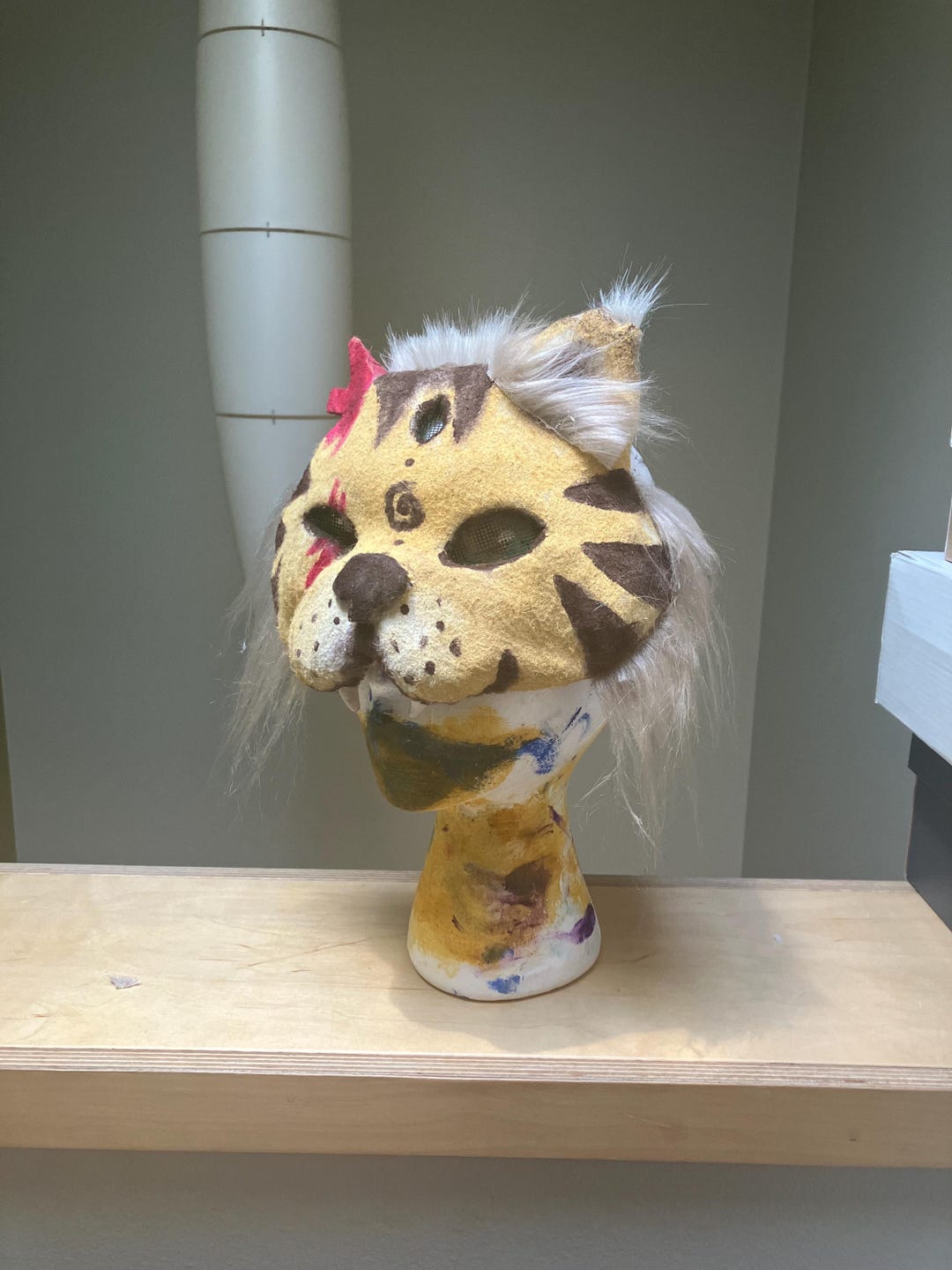 Waterproof Fully Lined Maine Coon Cat Mask Handmade Cosplay Mask for ...