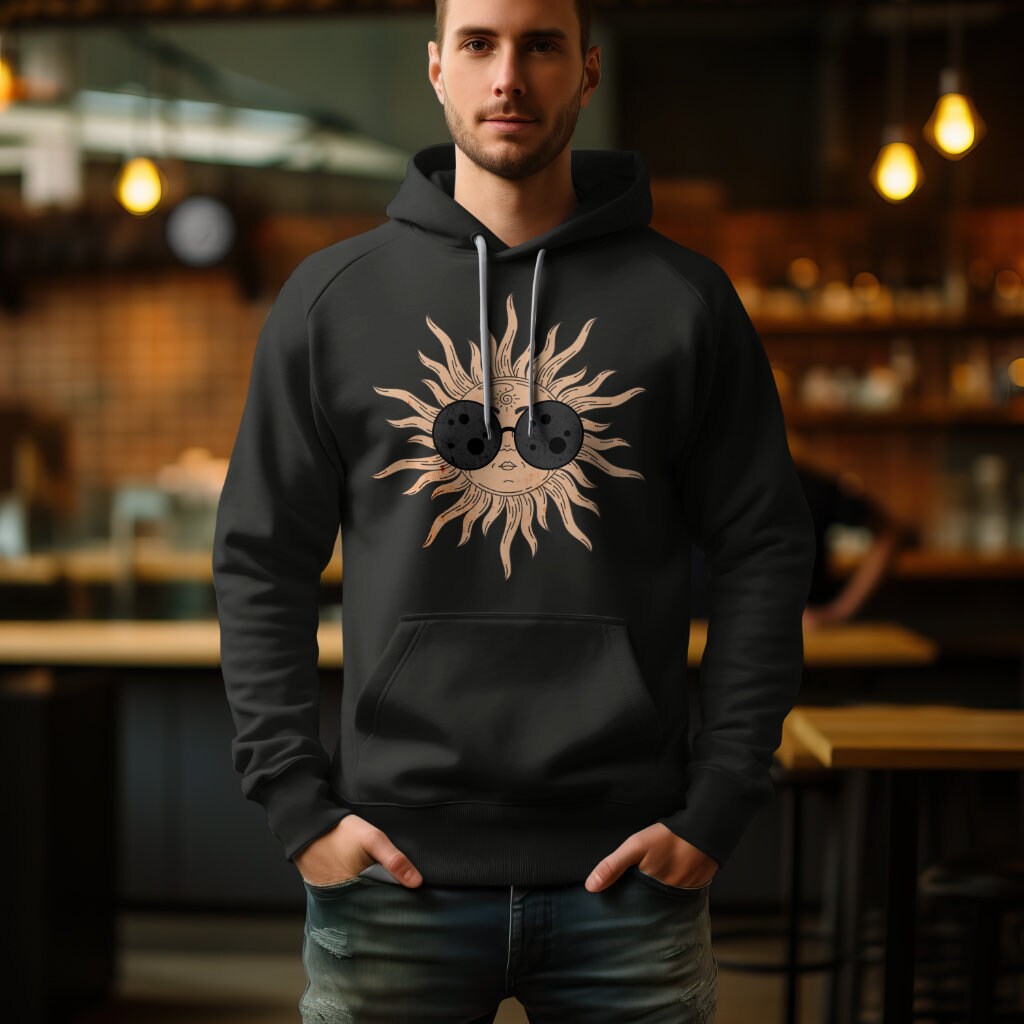 The Eclipse Hoodie, Total Solar Eclipse April 2024 Shirt, Retro Vintage ...