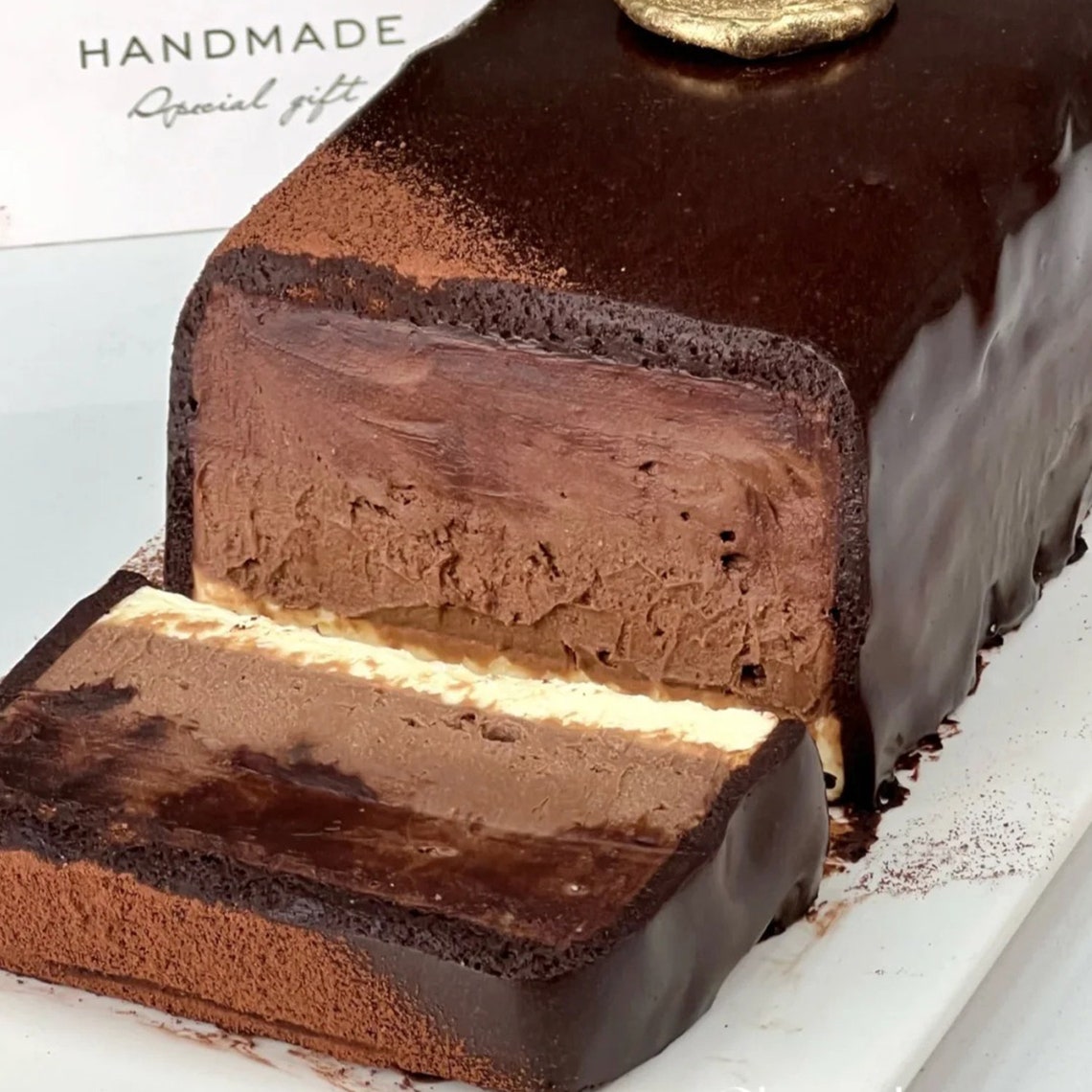 6-inch Chocolate Cheesecake Chocolate Cheesecake Dark Chocolate Ice ...