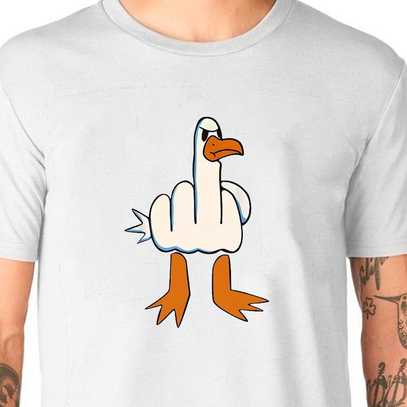 Middle Finger Duck - Etsy