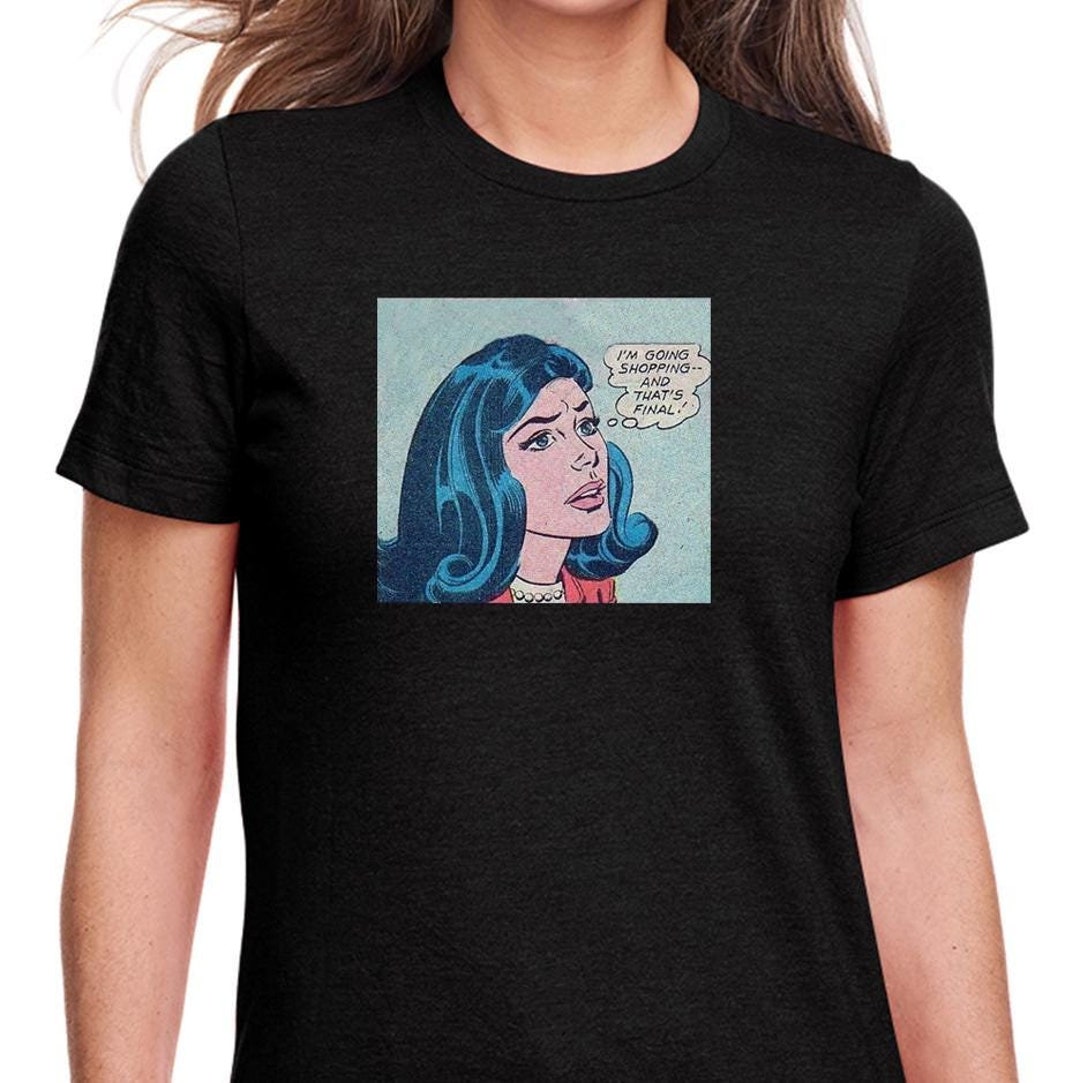 Going Shopping Comic Strip Panel T-shirt Unisex Uneek Tshirt - Etsy