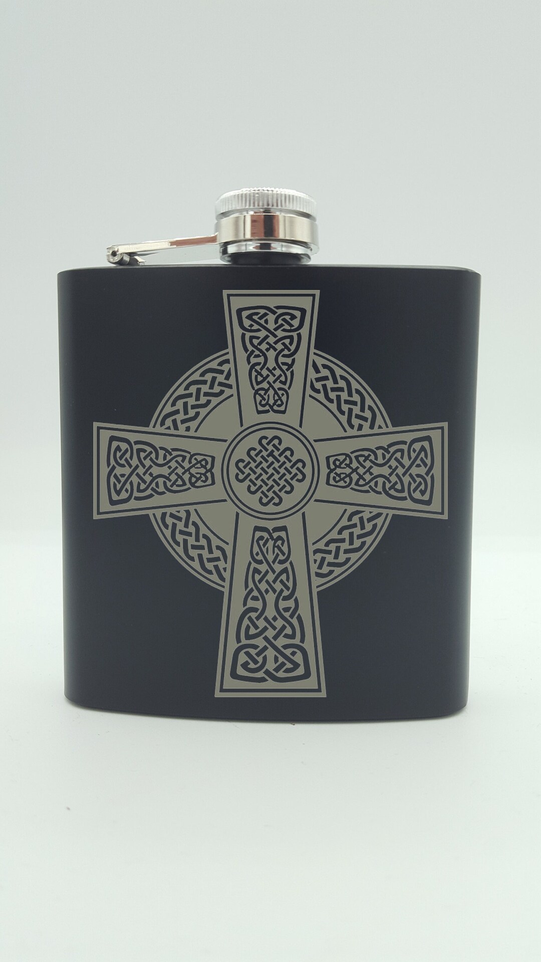 Celtic Cross, 6oz Hip Flask - Etsy