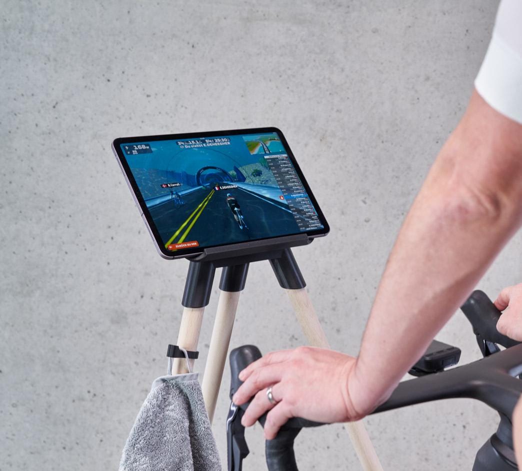 Indoor Bike Trainer Tablet Holder Incl. Wooden Legs 3D Printing Technology Perfect for Zwift Bike Fan Gift Etsy UK