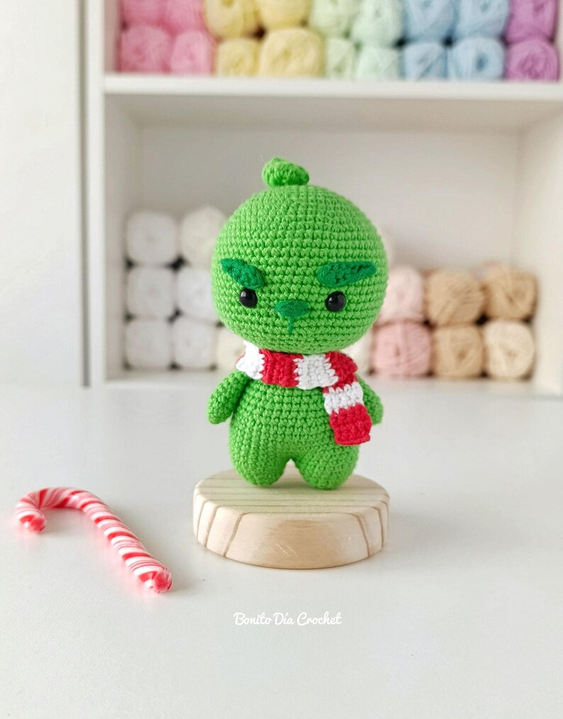 Patrón Mini Grinch Amigurumi PDF – Amigurumis Navidad – Christmas ...