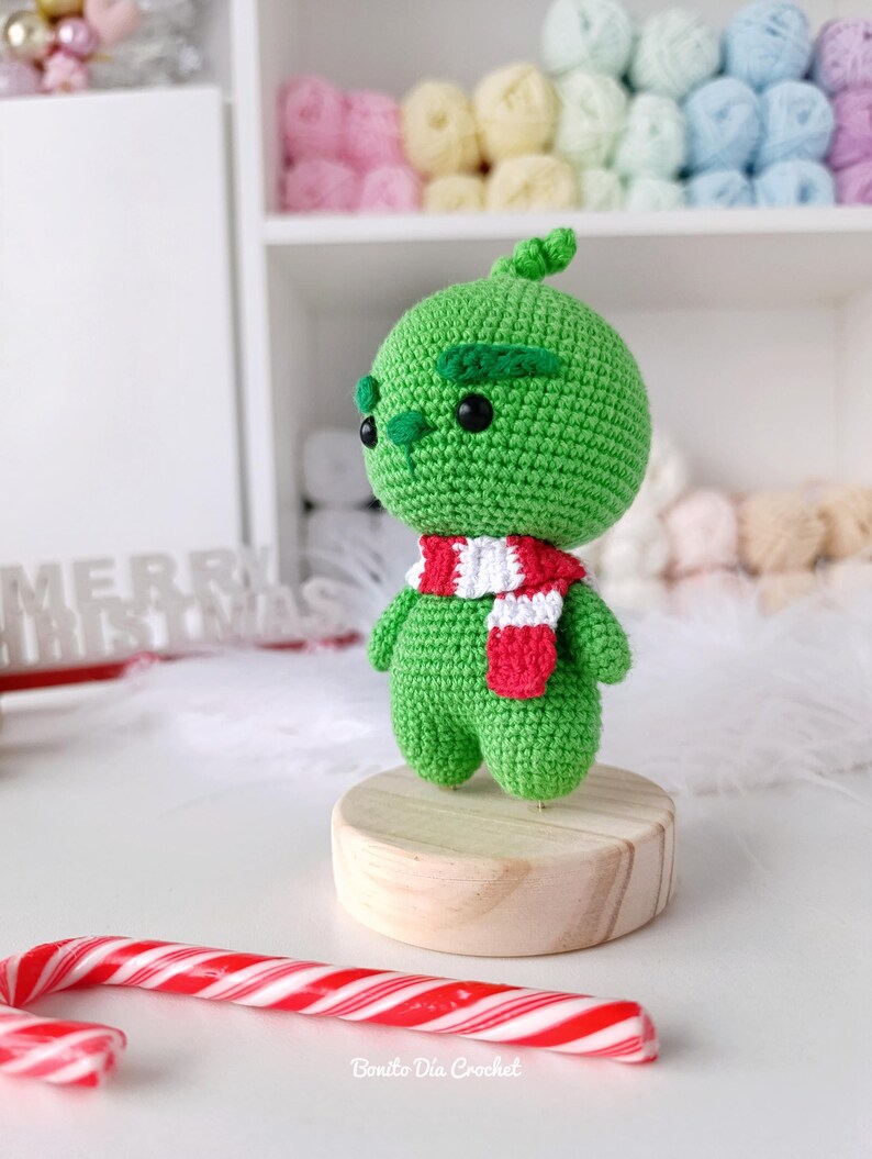 Patrón Mini Grinch Amigurumi PDF – Amigurumis Navidad – Christmas ...