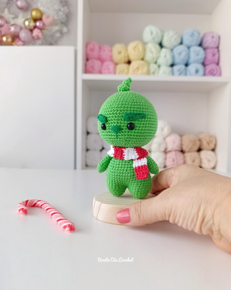 Patrón Mini Grinch Amigurumi PDF – Amigurumis Navidad – Christmas ...