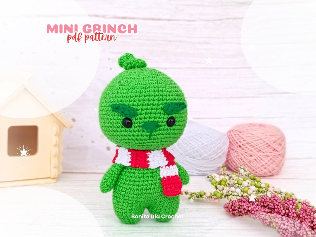Grinch Crochet Pattern Mini Grinch Amigurumi Pattern Christmas ...