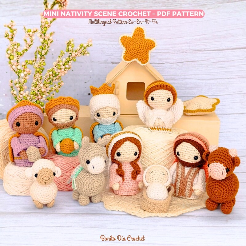 Nativity Crochet Pattern - Etsy