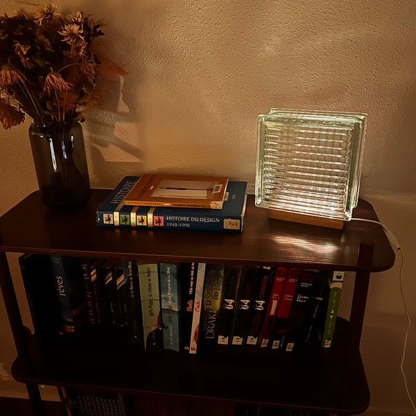 Glass Block Lamp - Etsy