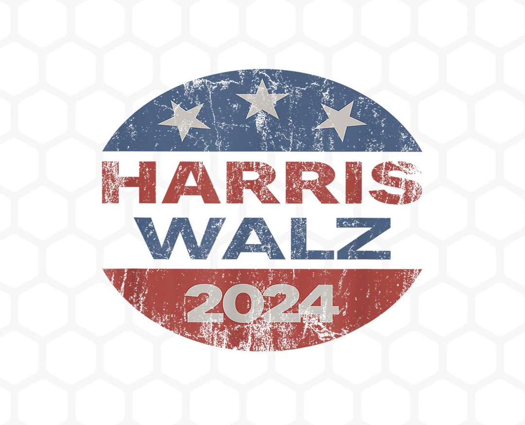 Harris Walz 2024 Png, Kamala Harris Tim Walz President Png, Democratic ...