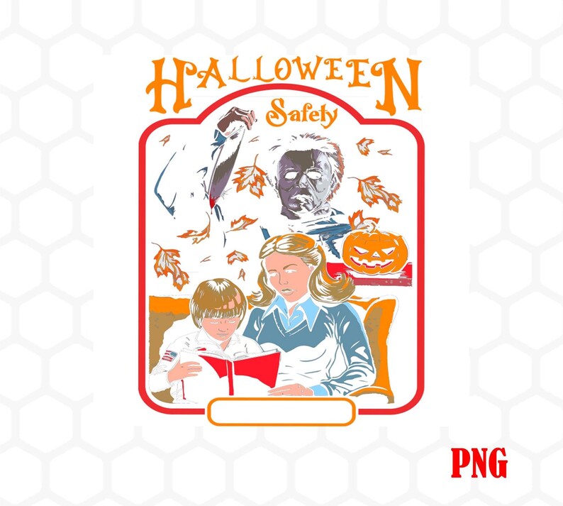 Halloween Safety PNG, Horror Graphic PNG File, Digital Download ...