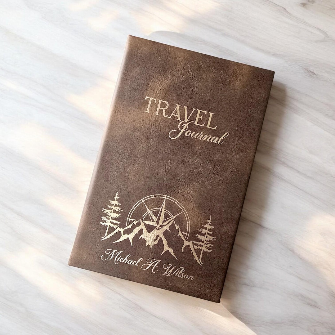 Personalized Travel Journal, Custom Journal for Traveling, Adventure ...