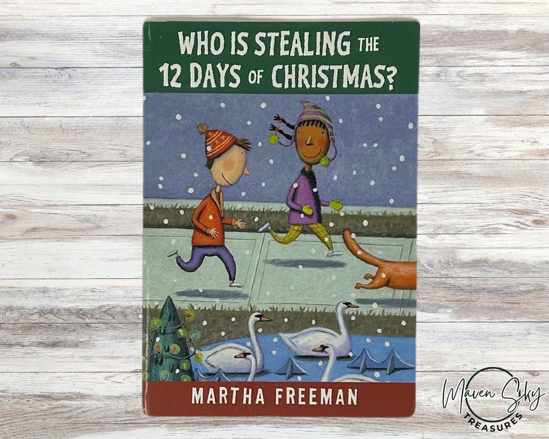 Who is Stealing the 12 Days of Christmas, Martha Freeman, Vintage ...