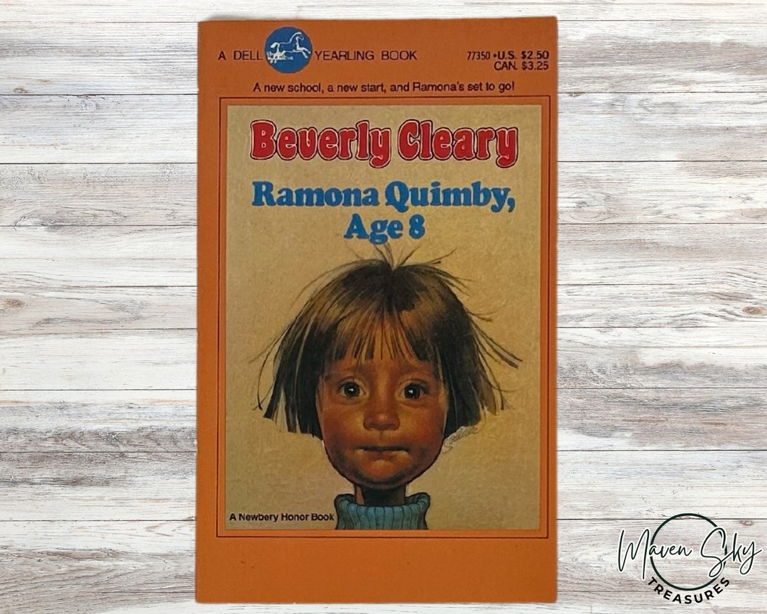Ramona Quimby Age 8, Beverly Cleary, 1980's Book, Chapter Book ...