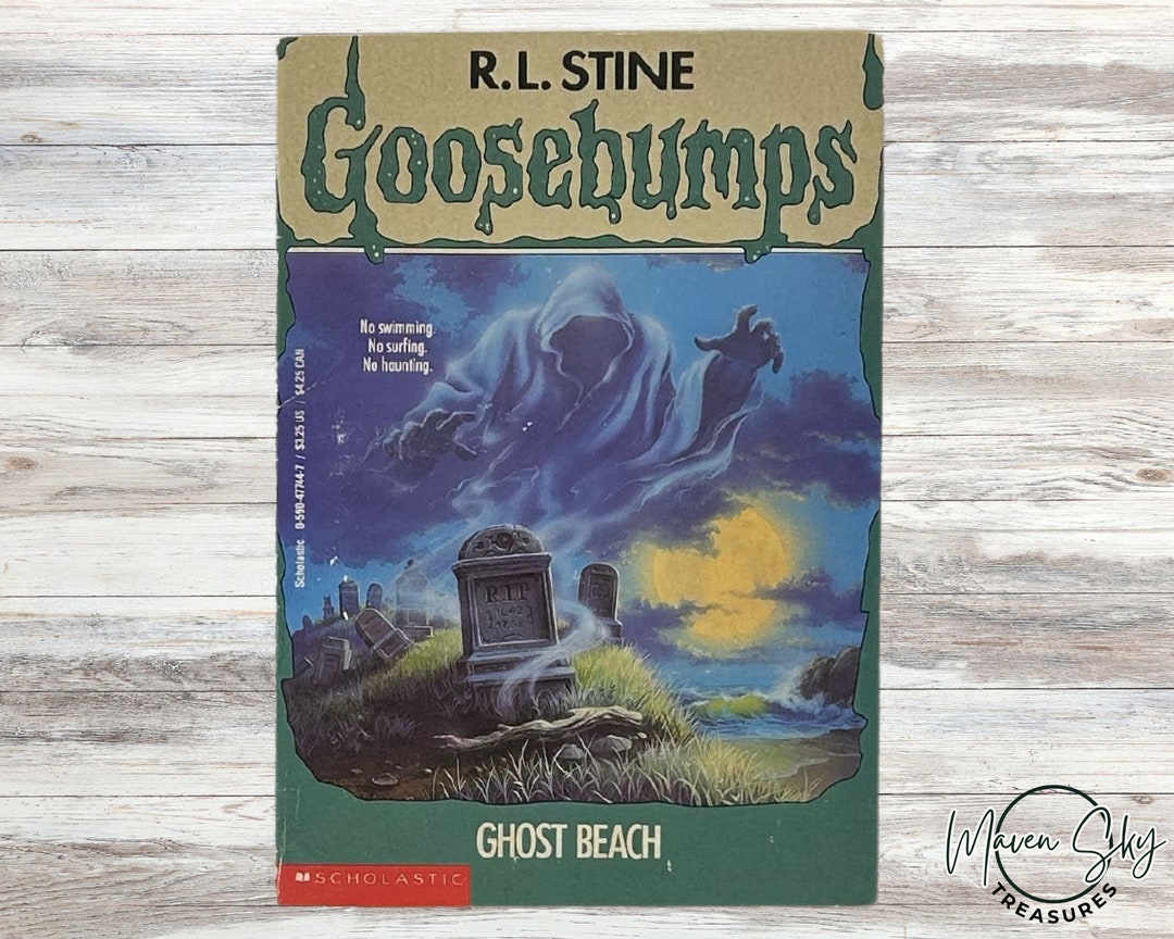 Ghost Beach, R.L. Stine, Goosebumps, 1990's Book, Chapter Book ...