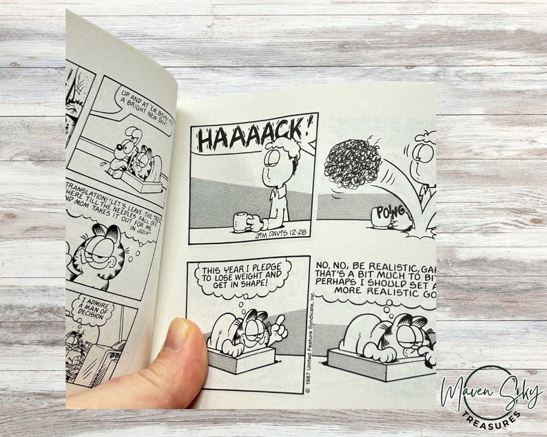 Vintage Garfield Comic Book, Jim Davis, Garfield World-wide, Garfield ...