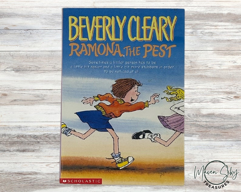 Ramona the Pest, Beverly Cleary, 1990's Book, Chapter Book, Children's ...