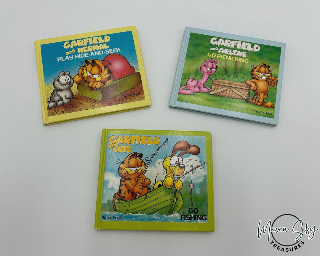 Vintage Garfield Mini Books, Random House Books, Mini Book Set, 1980s ...